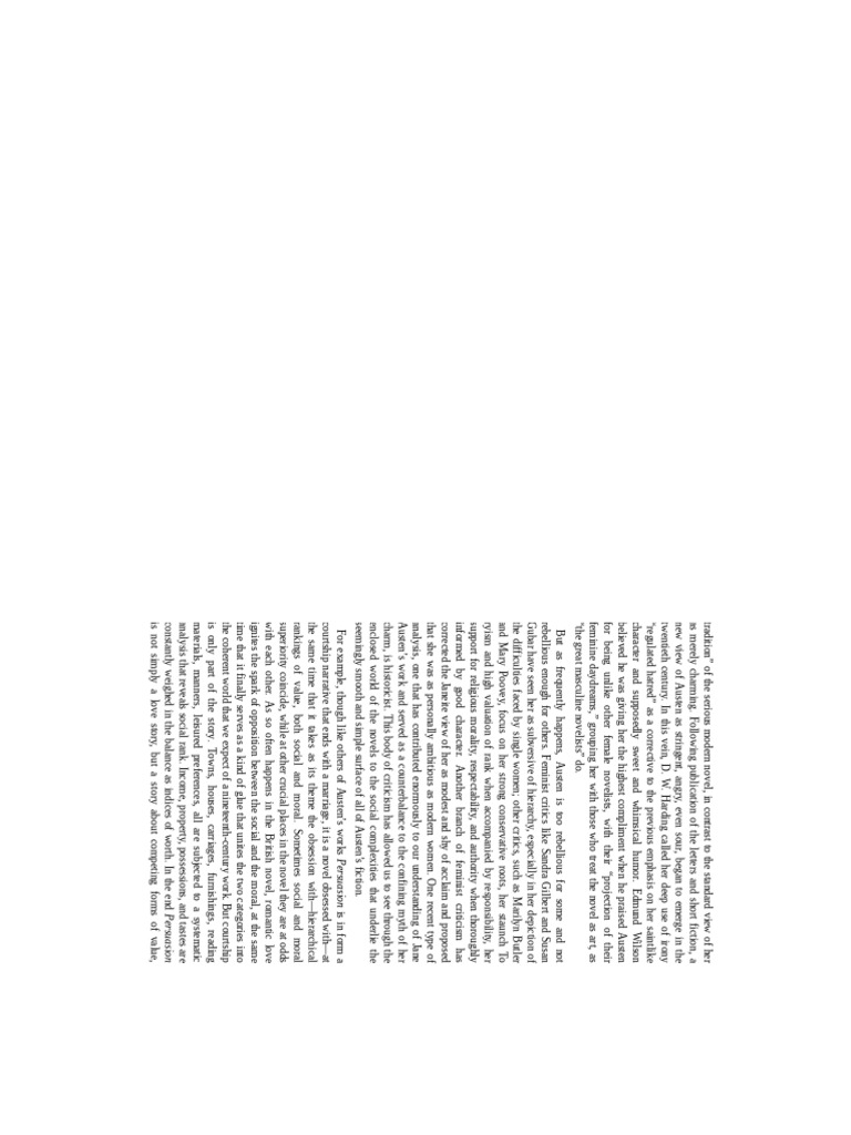 Signature 0 Side 2 | PDF | Jane Austen | Persuasion (Novel)
