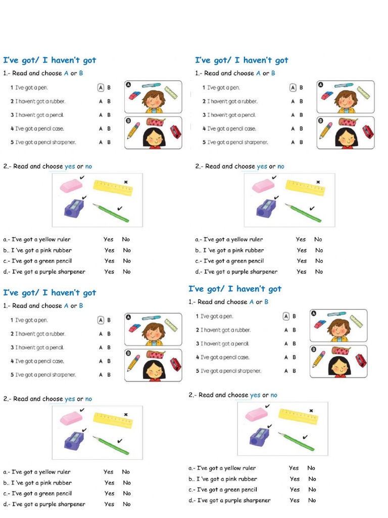 Junior - Have Havent Got | PDF