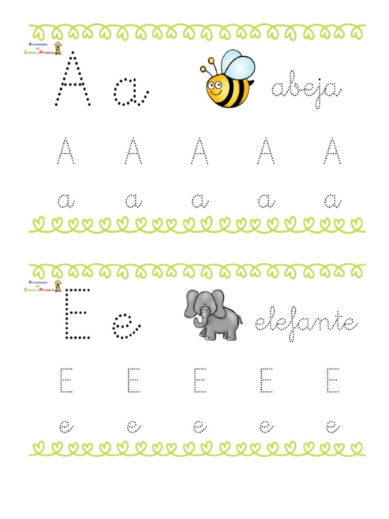 Vocales May y Min Trazar | PDF