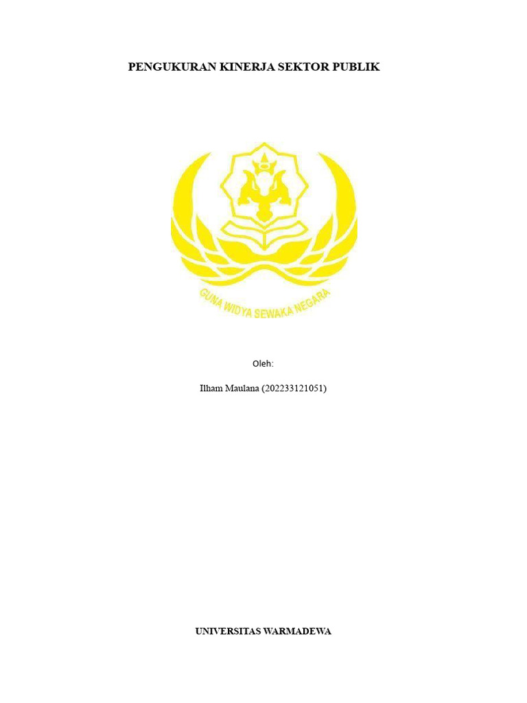 RMK 051 Pengukuran Kinerja ASP | PDF