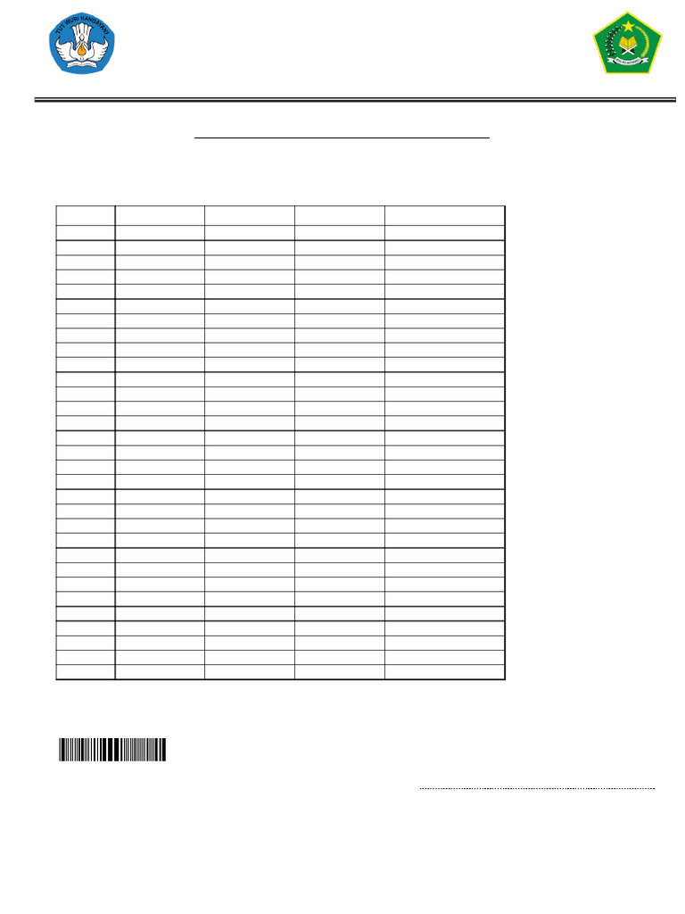 Draf Kehadiran Guru Dan Pengawas (3) | PDF