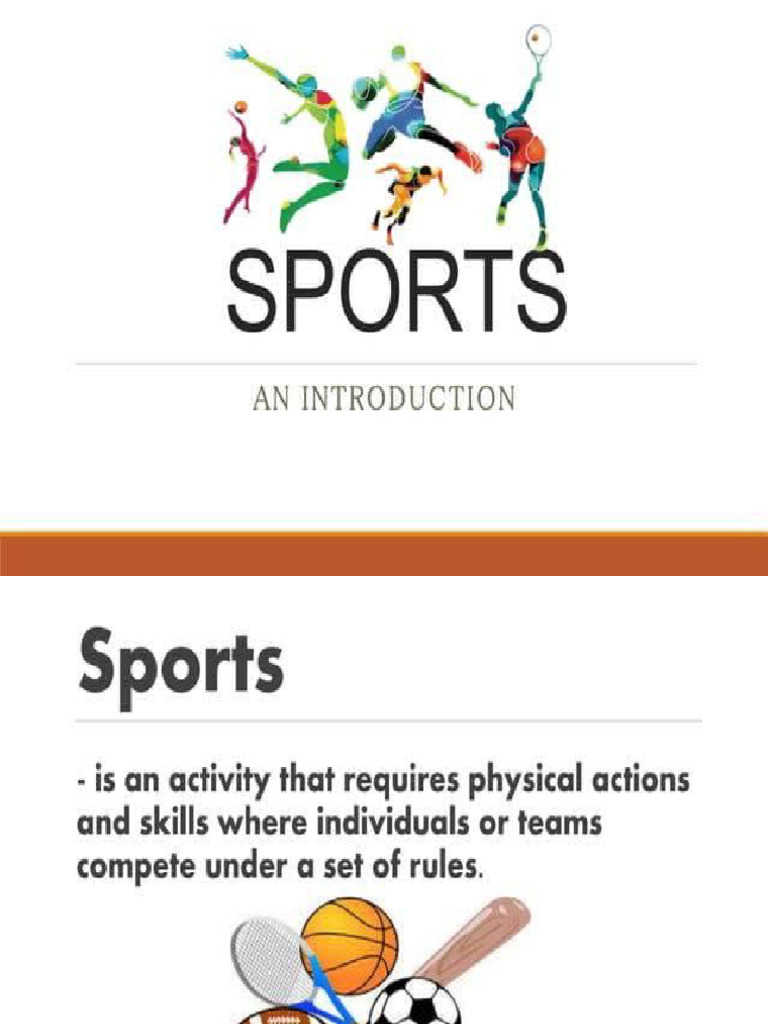 Introduction To Sports | PDF