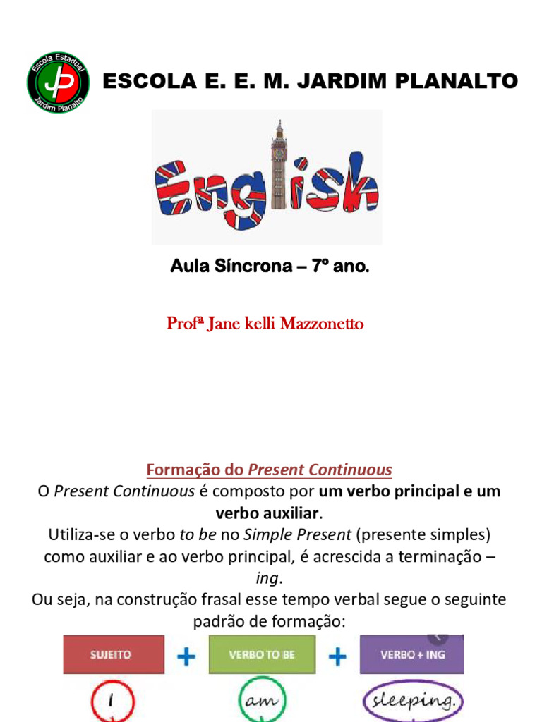 7º Ano Simple Present | PDF | Linguística | Famílias linguísticas