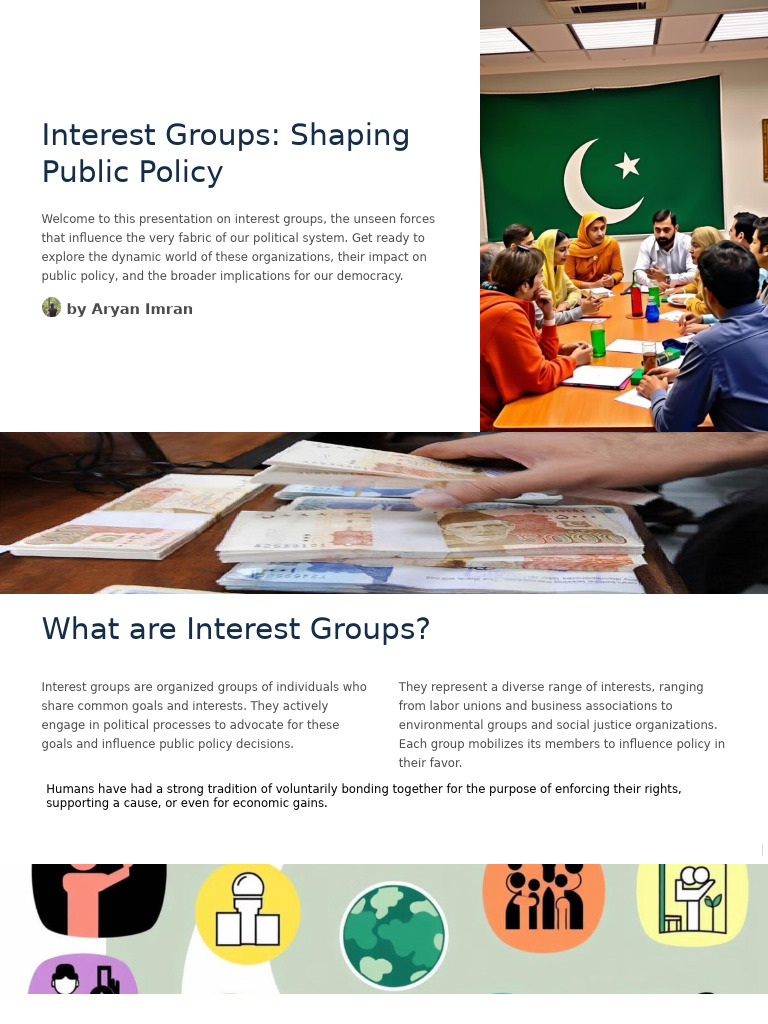 Interest Groups and Public Policy Impact | PDF | Advocacy Group | Policy