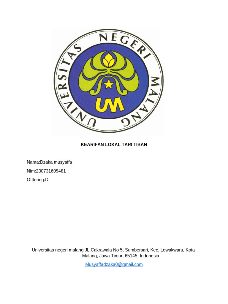 Kearifan Lokal Tari Tiban Tulungagung | PDF