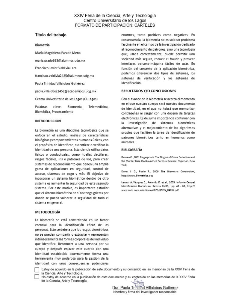 BIOMETRÍA | PDF | Biometría