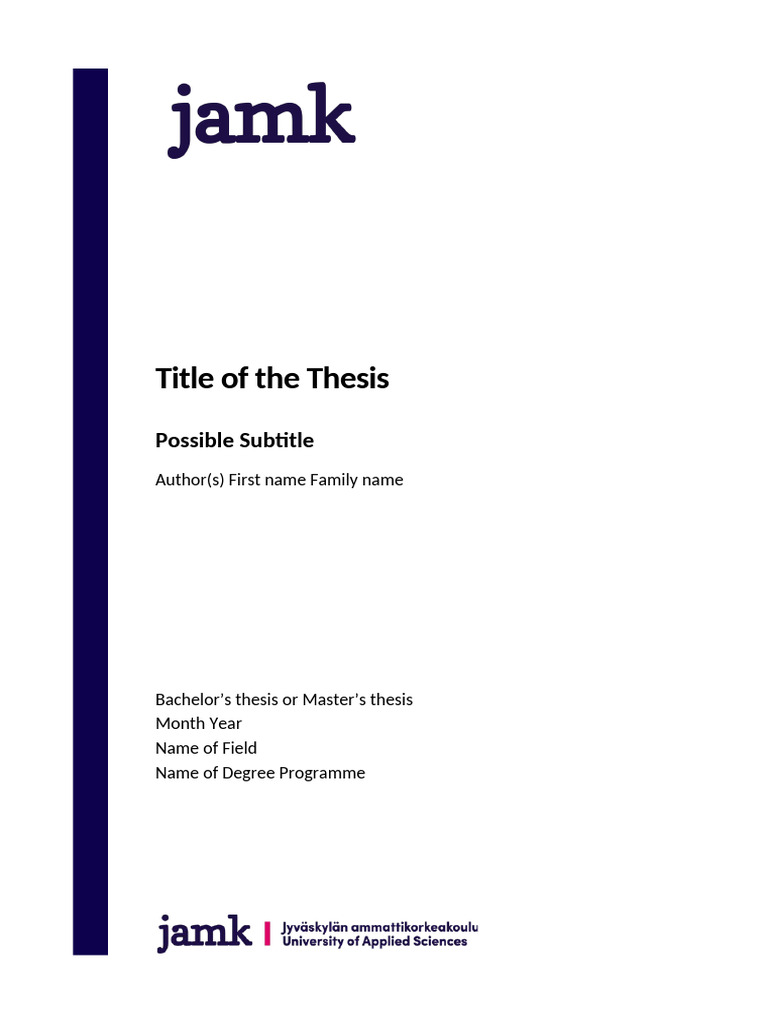 Thesis Reporting Template With Guidelines | PDF | Methodology | Pragmatism