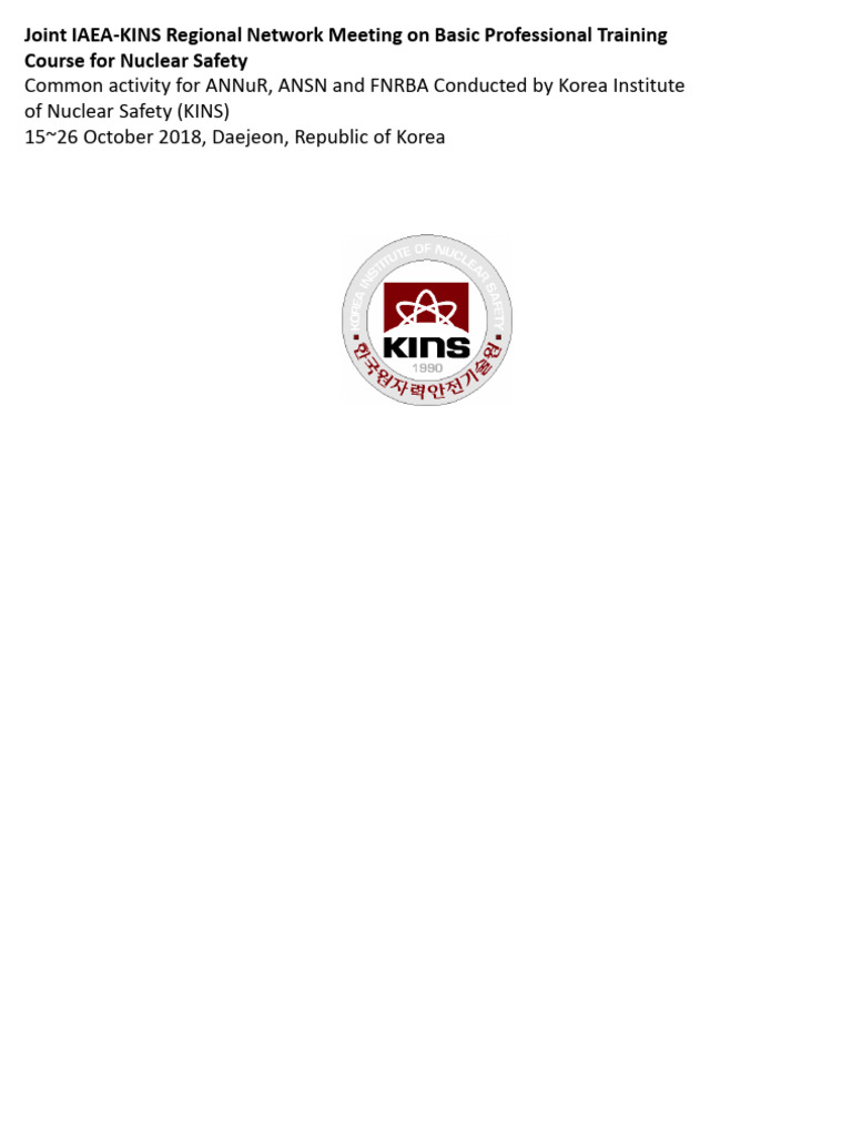 Regional Nuclear Safety Training Overview | PDF | Radioactive Waste | Nuclear Power Plant