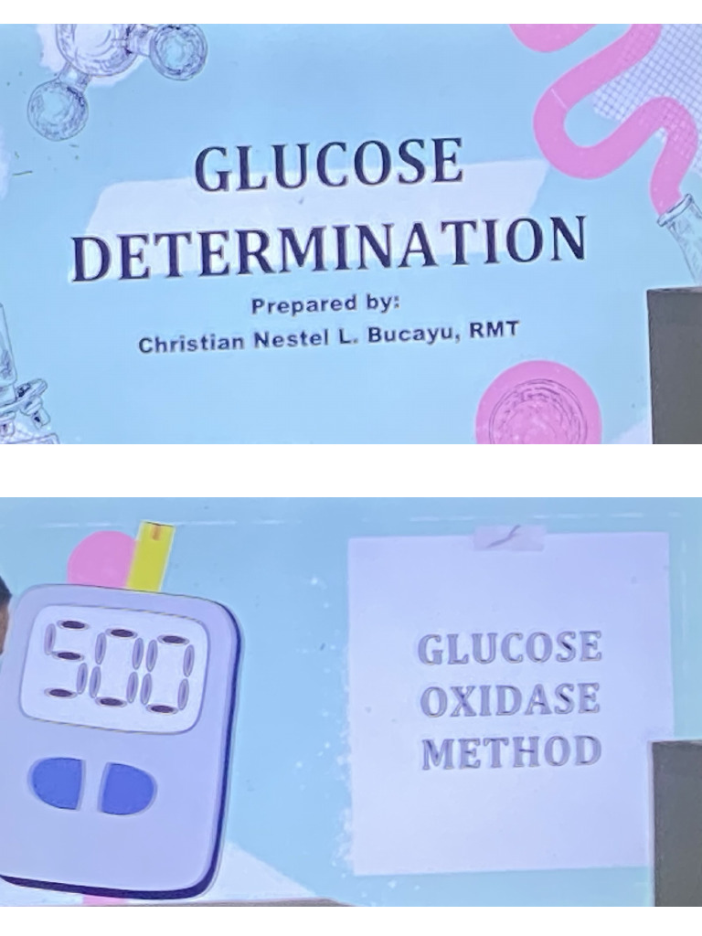 CC Glucose Determination | PDF