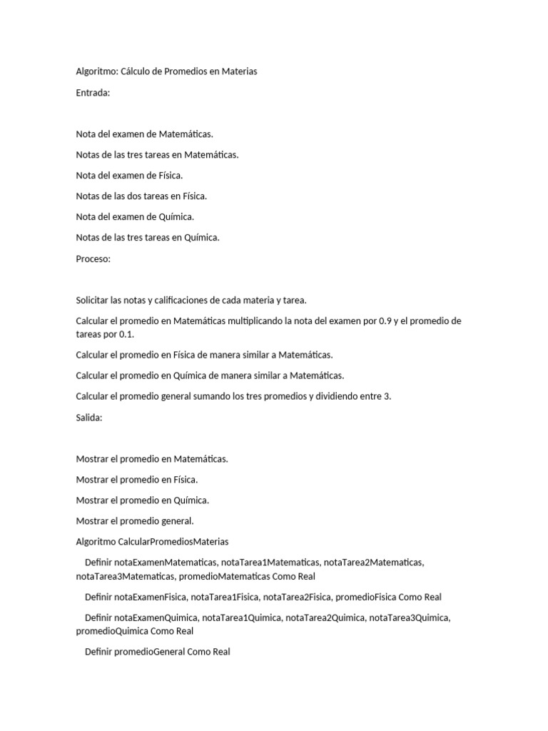Algoritmo Numero 3 | PDF | Matemáticas | Matemáticas Aplicadas