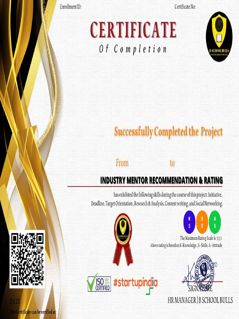 HR Certificate | PDF