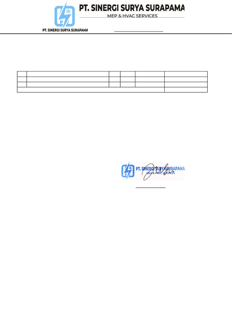 Penawaran Harga Sensor Chiller - PT Wismari | PDF