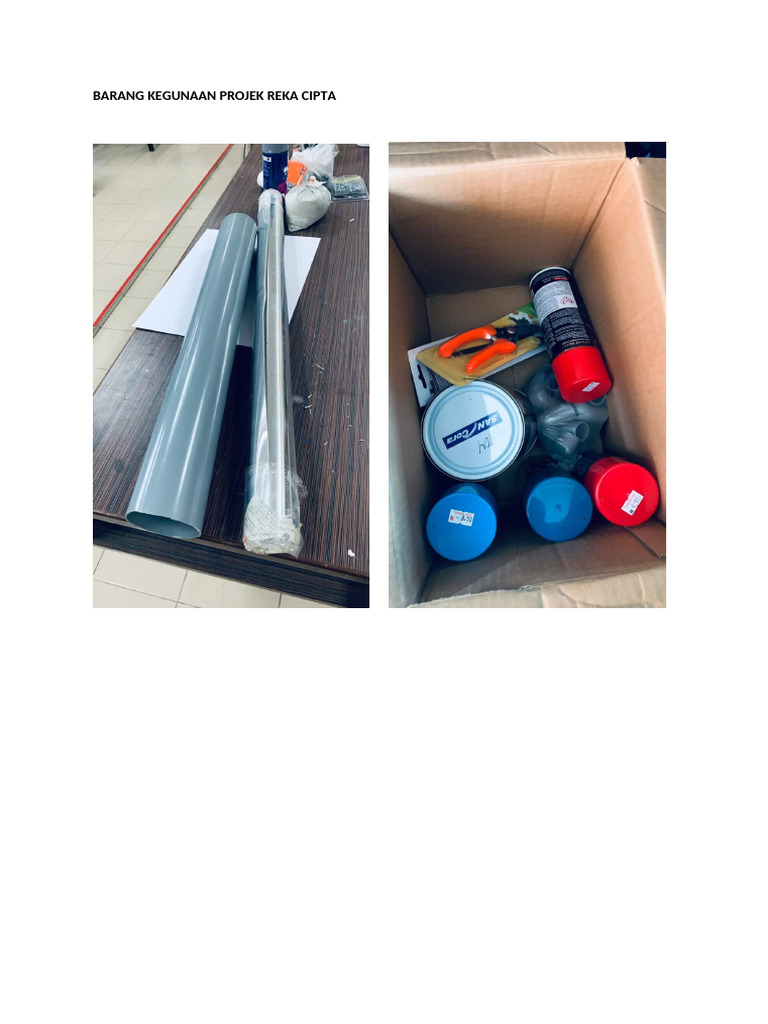 BARANG KEGUNAAN PROJEK REKA CIPTA | PDF