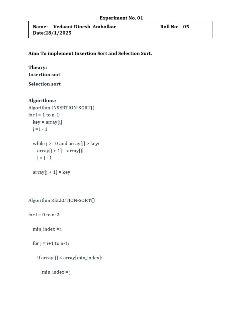Exp 1 (2) | PDF | Applied Mathematics | Theoretical Computer Science