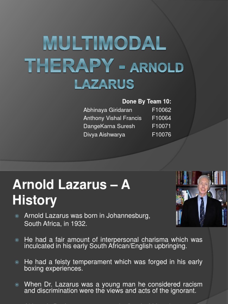 Overview of Multimodal Therapy | PDF | Psychotherapy | Interpersonal ...