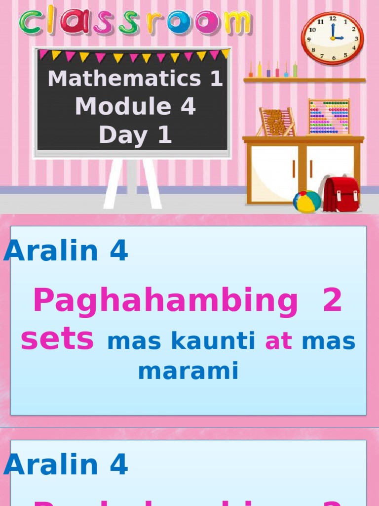 Math Q1 Module 4 Day 1 - 2 | PDF
