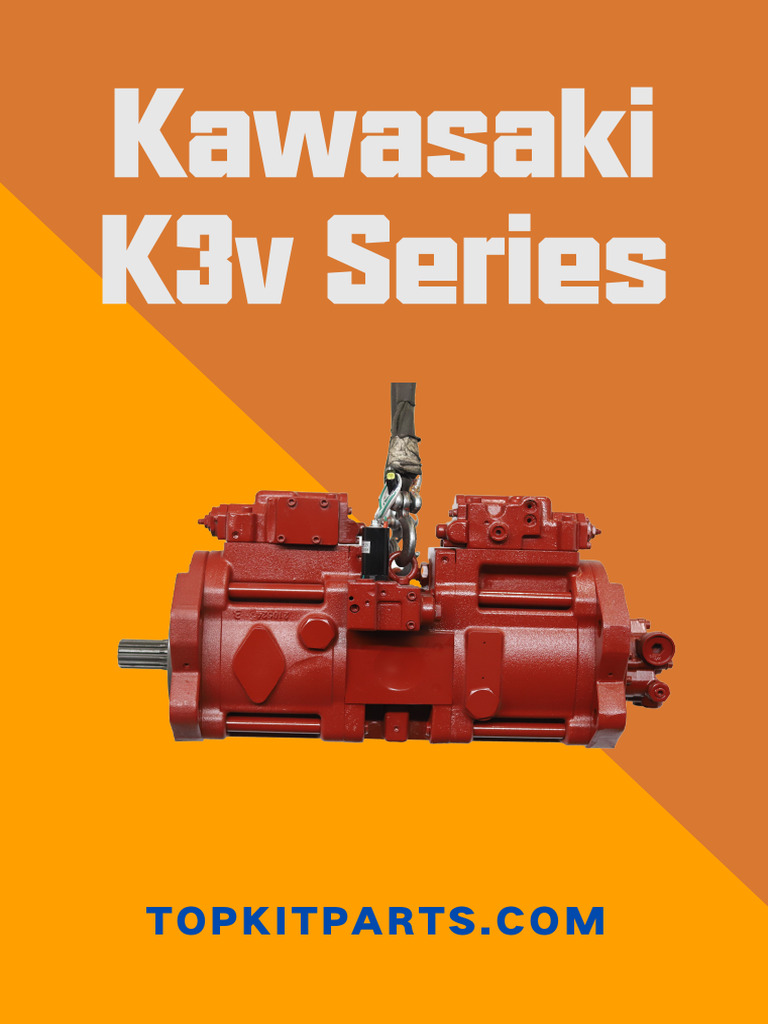 Kawasaki K3V Pump Usage Guide | PDF | Pump | Piston