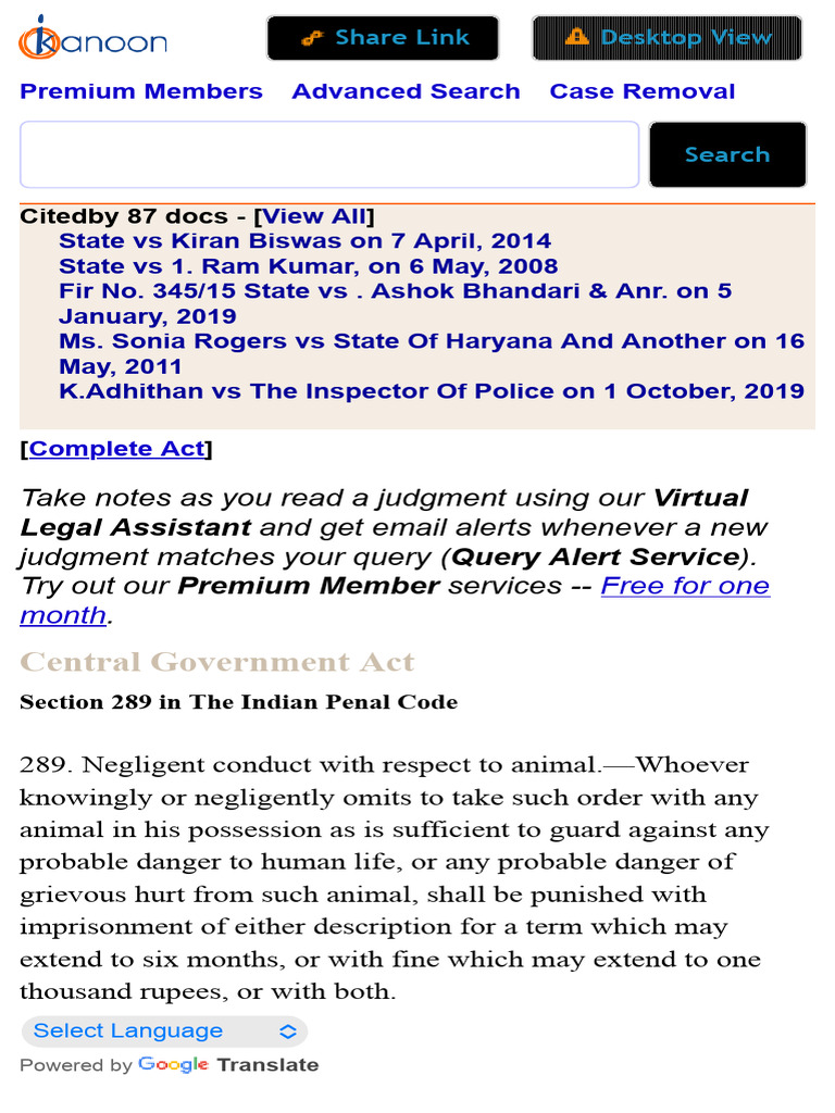Sectionin The Indian Penal Code | PDF