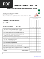 Weekly Eyewash Station Inspection Checklist | PDF