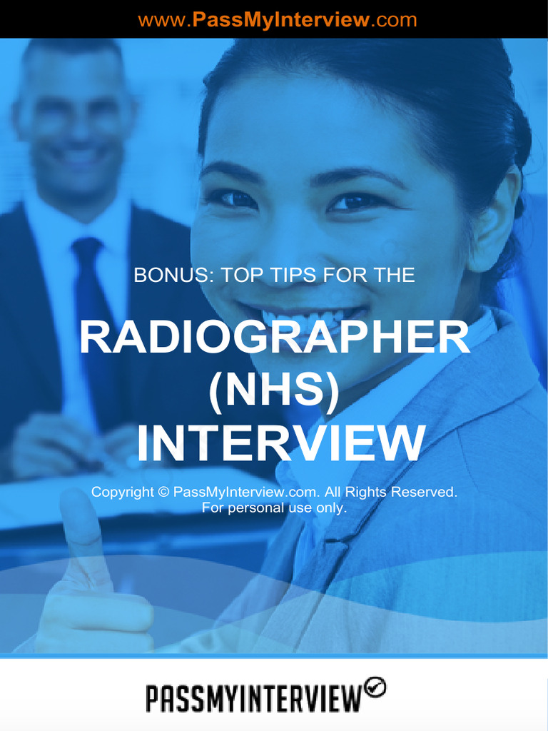 3+Tips+for+Passing+Your+Radiographer+Nhs+Interview Tracked | PDF ...