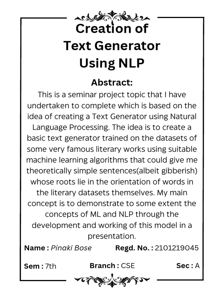 Pinaki Bose Abstract Summary | PDF