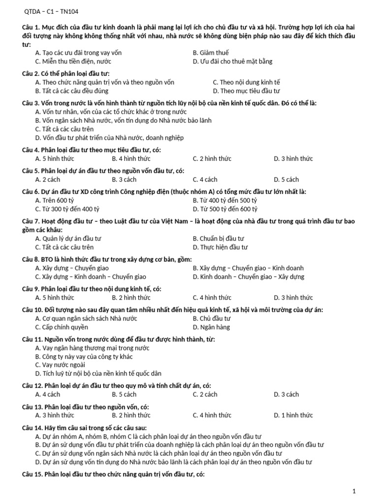 QTDA - C1 - 104 | PDF