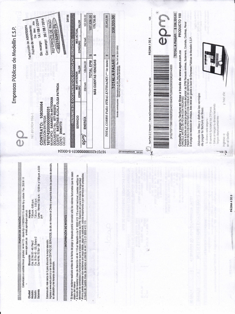 SERVICIOS EPM OPBA | PDF