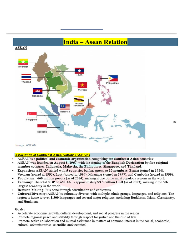 ASEAN | PDF | International Relations | Global Politics