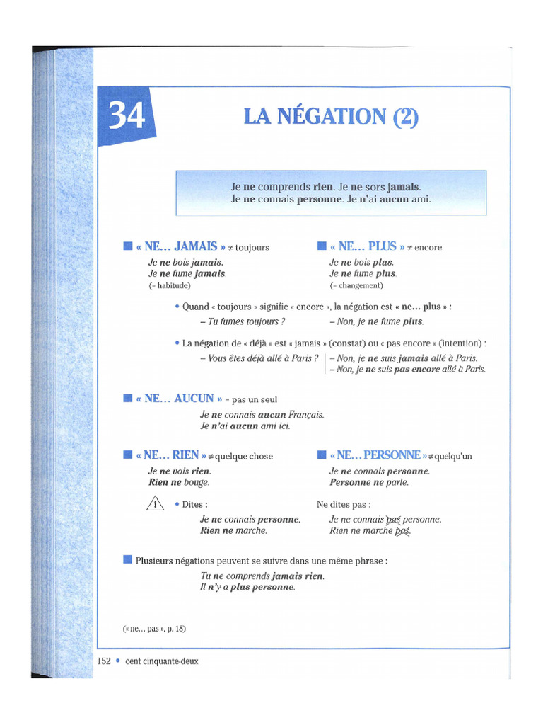 La Negation Rev | PDF