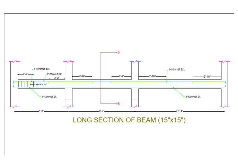 Beam Longsection of Beam 2201060 | PDF