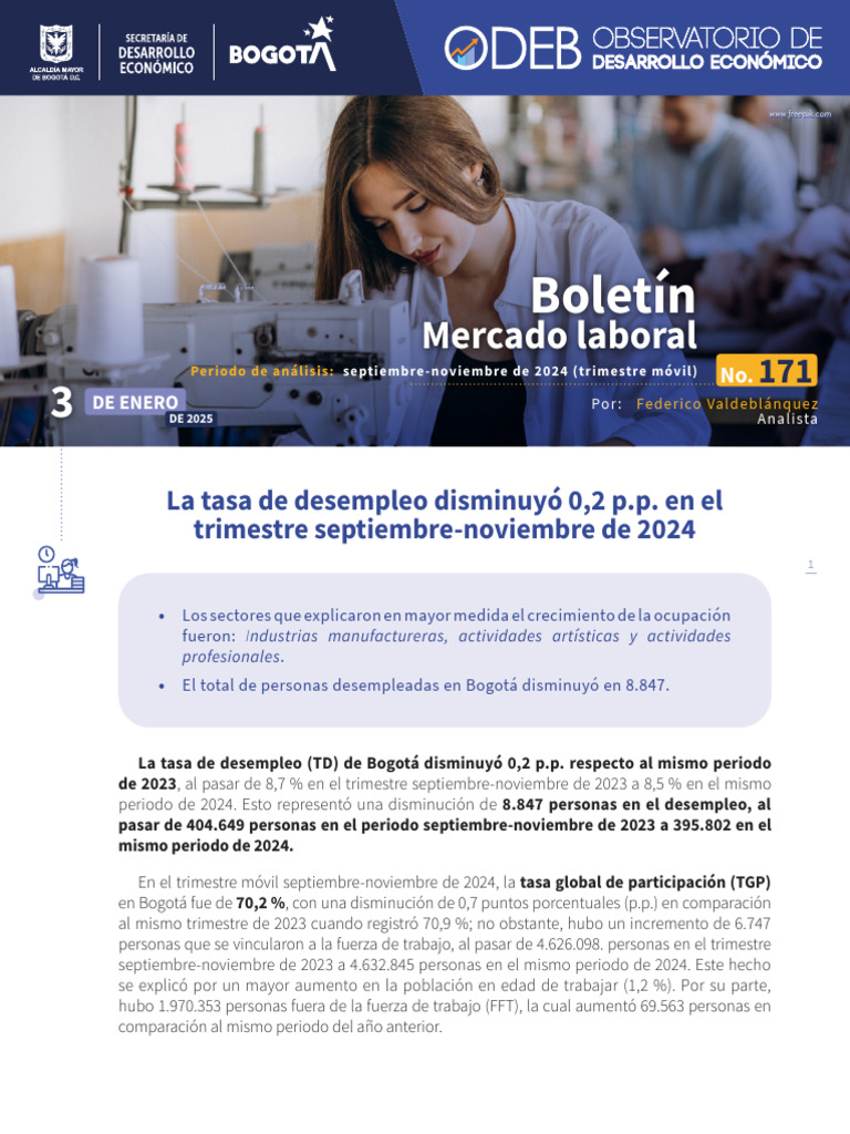 Bol MLG - N 171 - Rev3 | PDF | Economía laboral | Labor