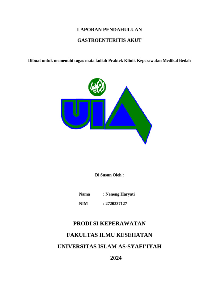 Laporan Pendahuluan Gea | PDF