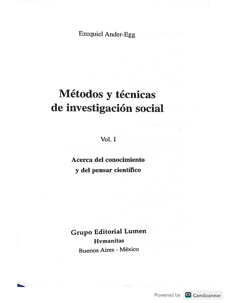 Lectura 3. Ander-Egg. Cap 1 | PDF