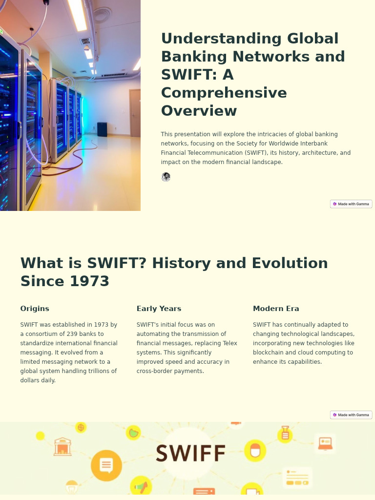 Understanding Global Banking Networks and SWIFT A Comprehensive ...