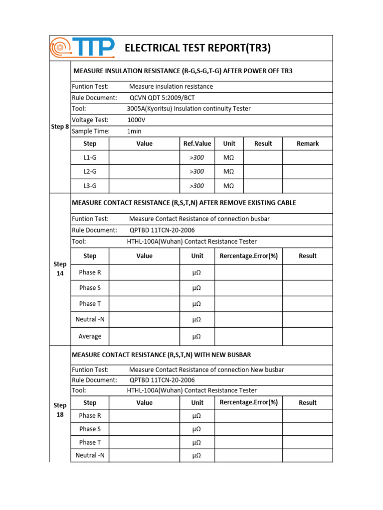 Test Report TR3 | PDF