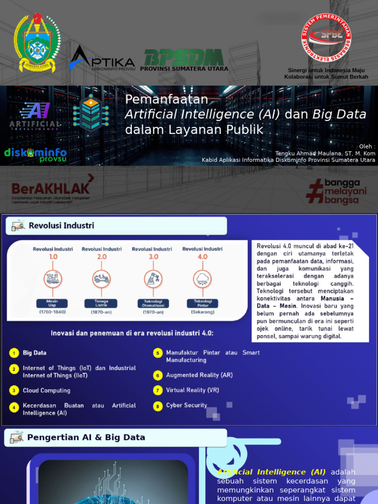 Pemanfaatan AI Dan Big Data Dalam Layanan Publik (E-Learning BPSDM Angk ...