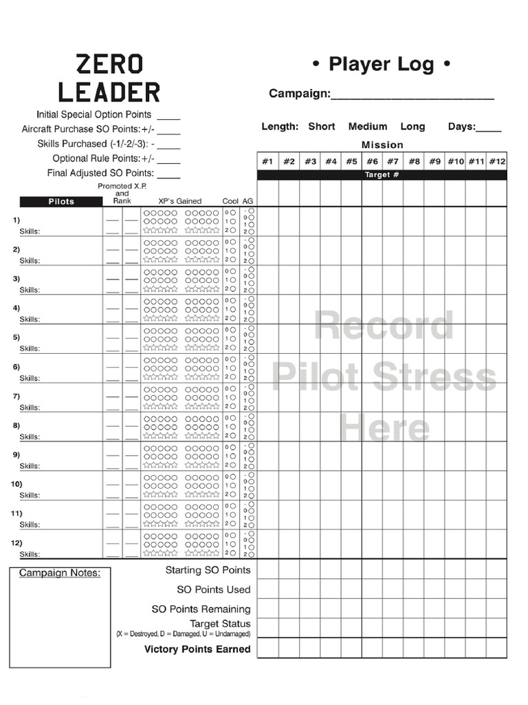 ZL_-_Pilot_Log_Sheet_A4_v1_1 | PDF