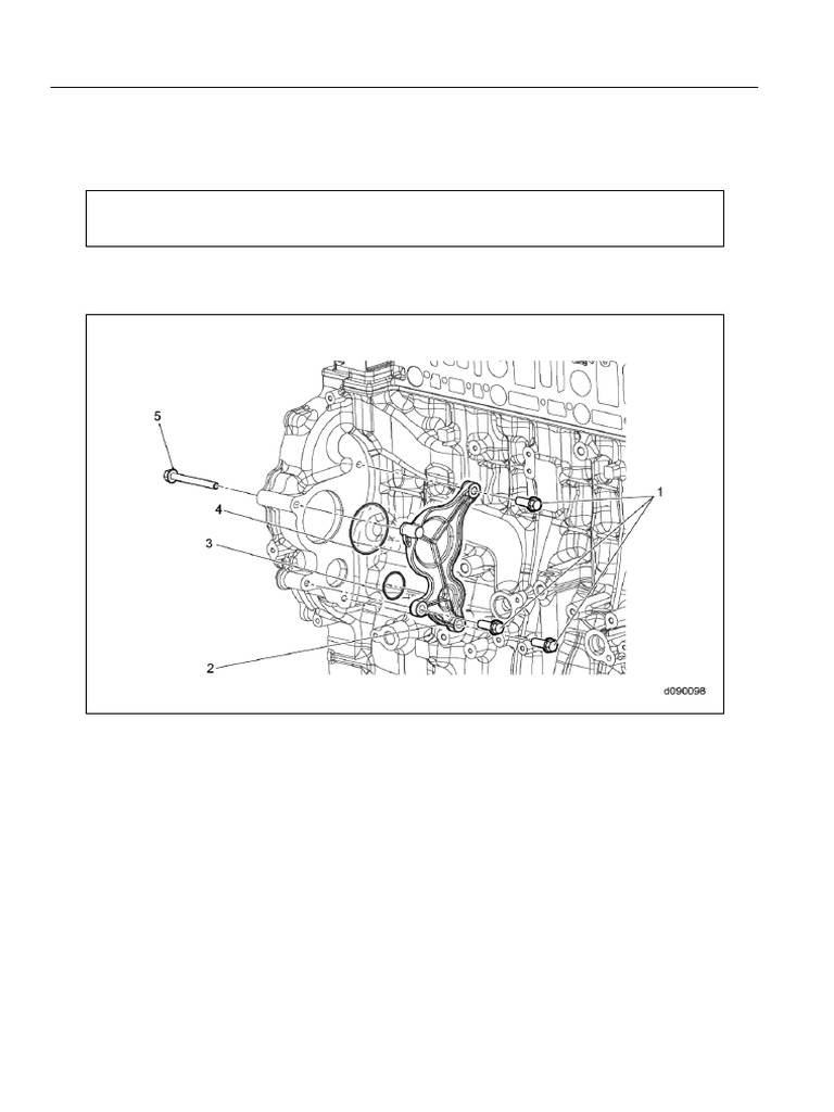 Removal of The DD13 and DD15 Cylinder Block Cover Plate | PDF