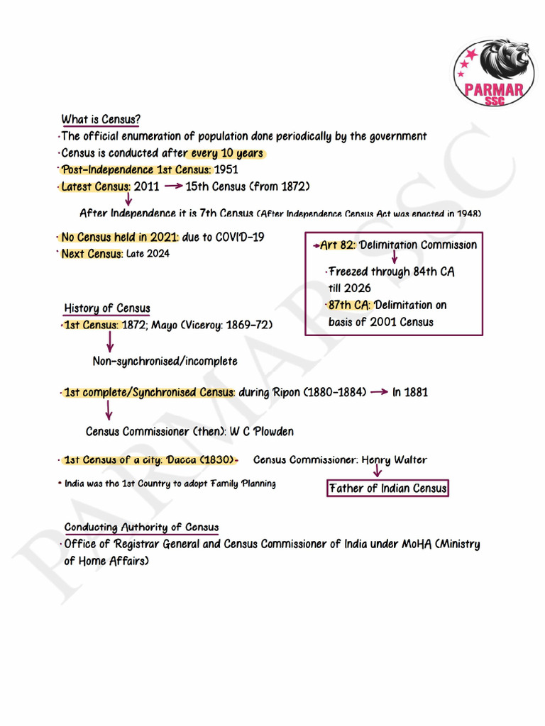 CENSUS English | PDF