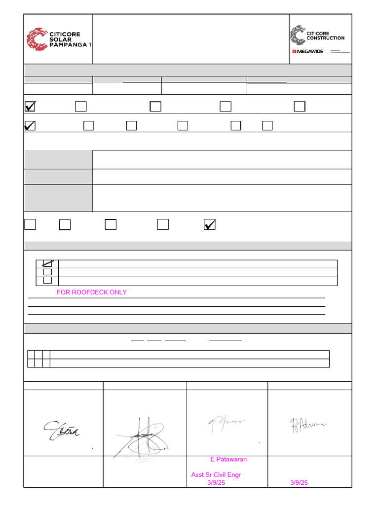 CCI-PEIT-RFI-ARA3A-01-IGC-0076 Incoming Goods Inspection of Tubular For Control Building ...
