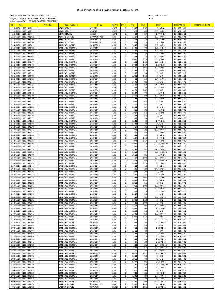 6600-2101 DEBUTANIZER STRUCTURE (확인) | PDF