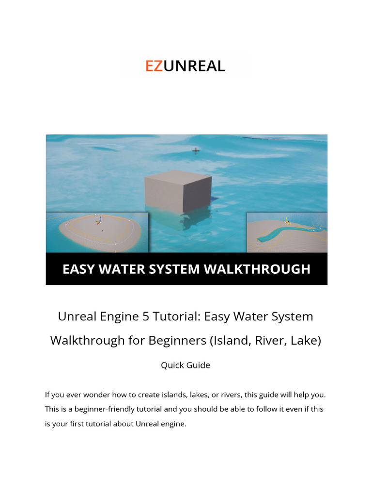 GUIDE - Unreal Engine 5 Tutorial - Easy Water System Walkthrough For ...