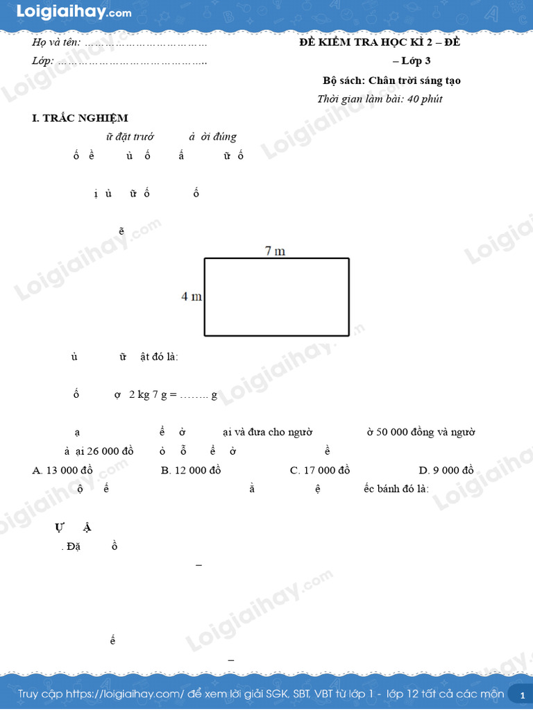 de-kiem-tra-hoc-ki-2-toan-3-chan-troi-sang-tao-de-so-10-1683170759 | PDF