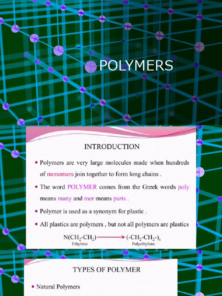 2 Polymers | PDF