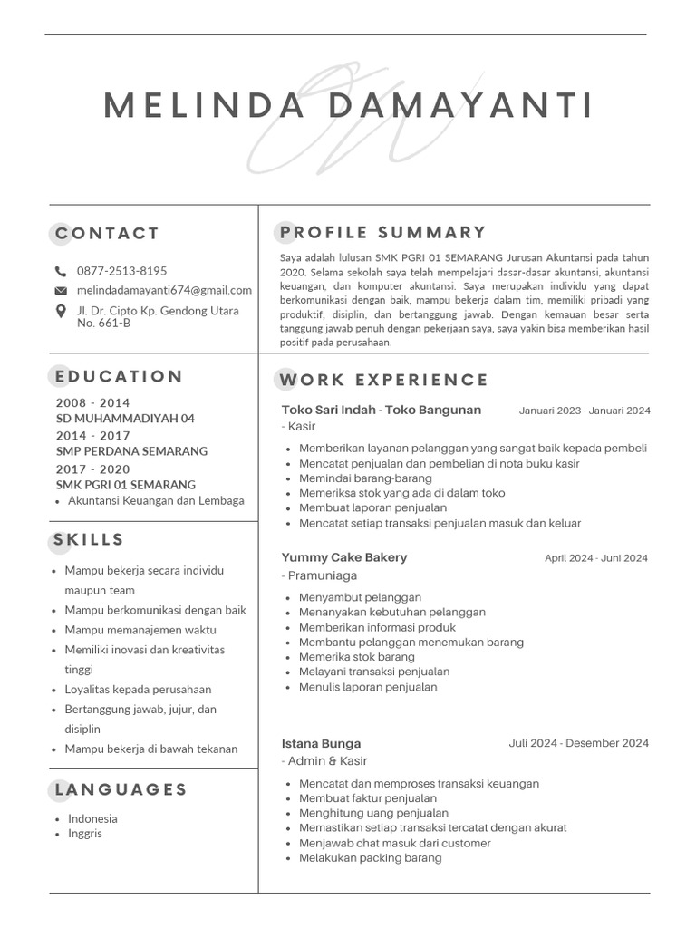 Curriculum Vitae - CV | PDF