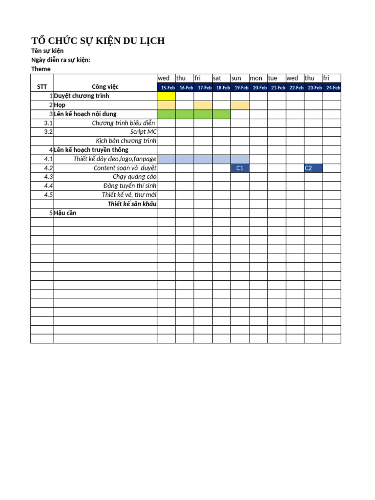 Event-Action Plan-Template | PDF