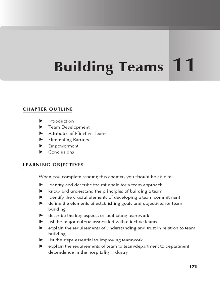 Group 3 Chapter 11 Building Teams) | PDF | Goal | Performance Appraisal