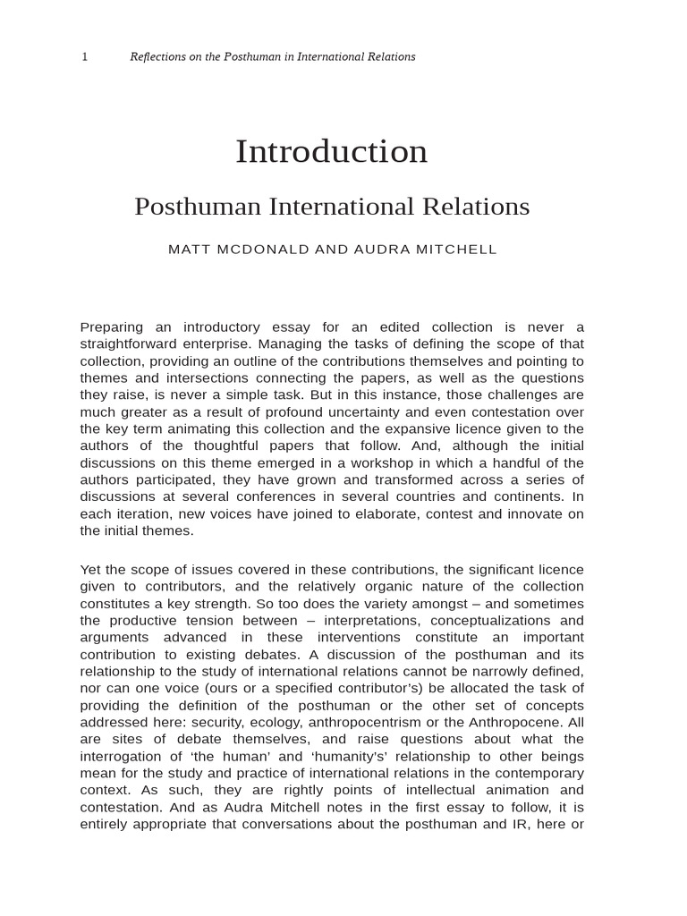 C1_Reflections-on-the-Posthuman-in-IR-E-IR-12-17 | PDF | Anthropocene