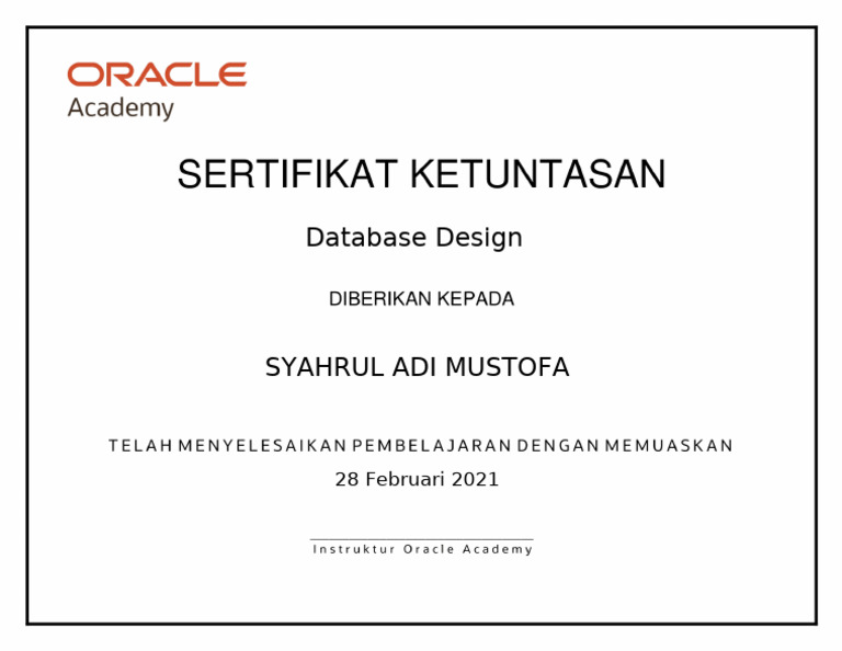 Course Certificate | PDF