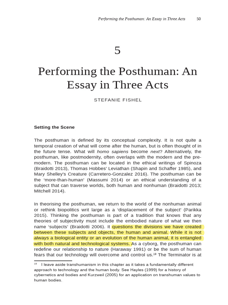 C6 - Reflections On The Posthuman in IR E IR 61 68 | PDF | Posthuman | Anthropocene